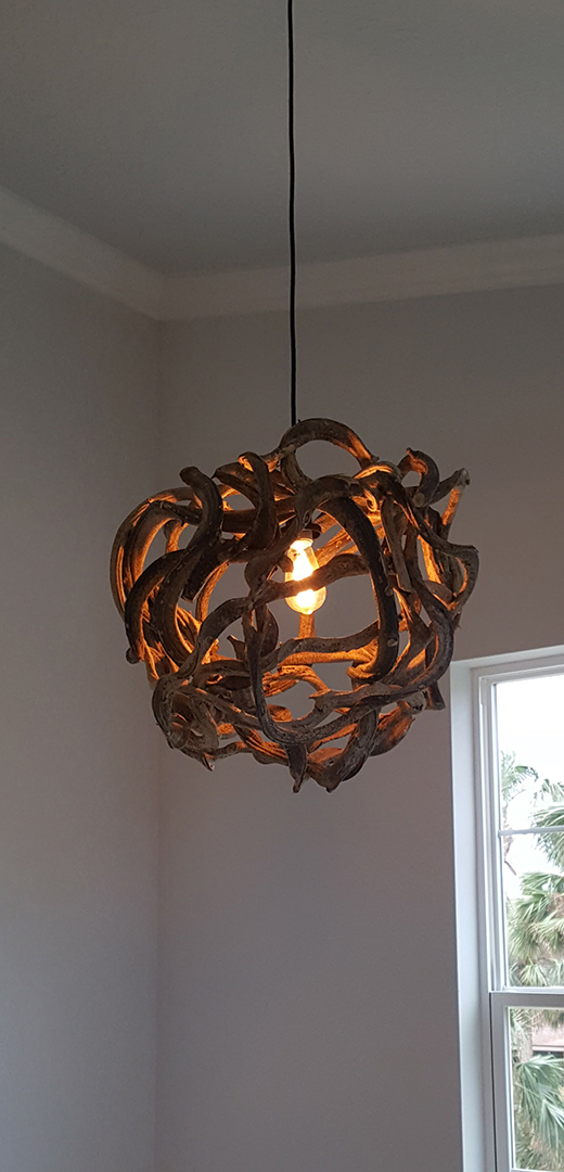 Custom LIght Fixtures - installation and assembly by DB Electrical Services